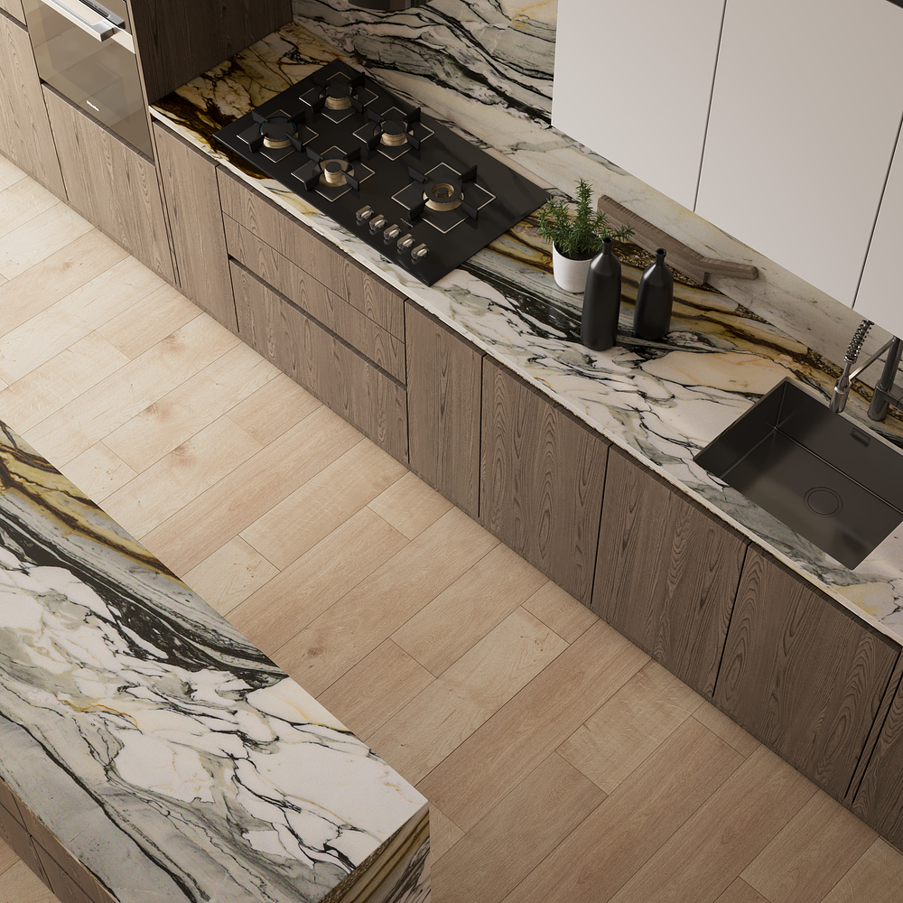 White Granite Calacatta Calacatta Venato Quartz | 920 Countertops